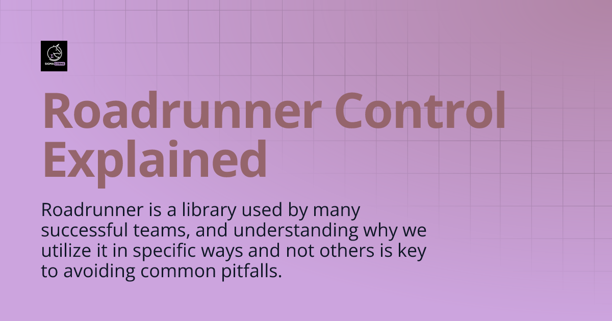 Roadrunner Control Explained | CTRL ALT FTC